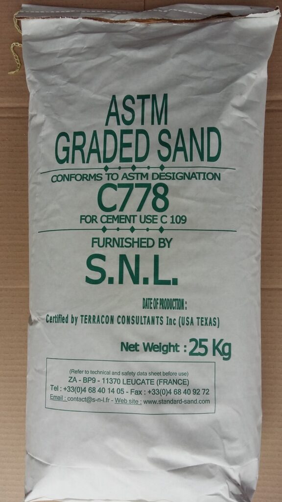 Standard sand ASTM C778 graded